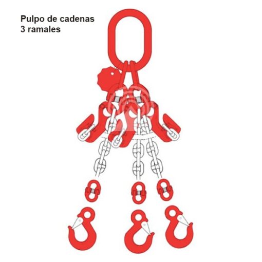 Pulpos Cadena Acero Grado 8 I Arenys Industrial I Dolezych